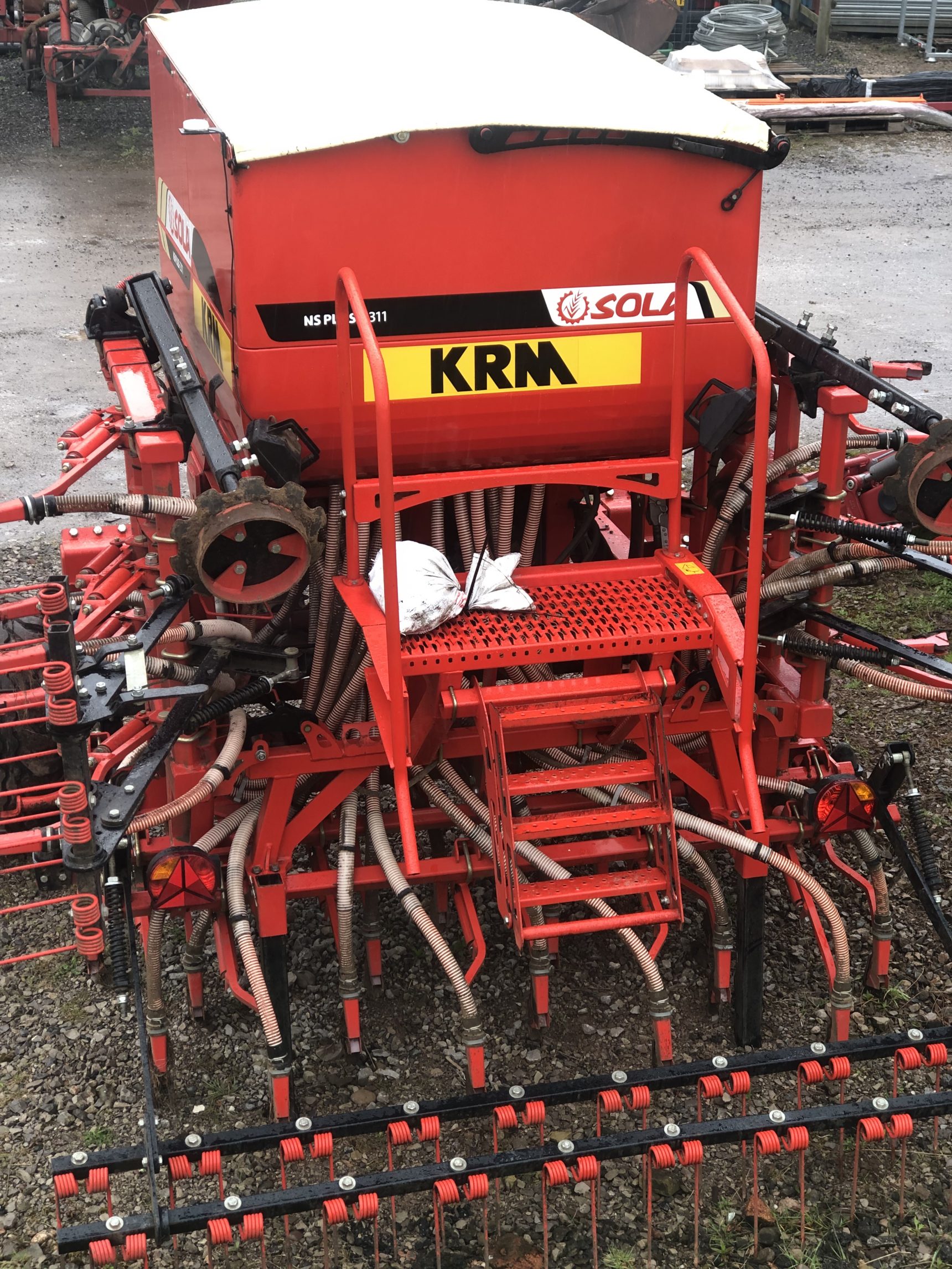 KRM 4 meter Seed Drill - Johnsons of Cheadle Johnsons of Cheadle